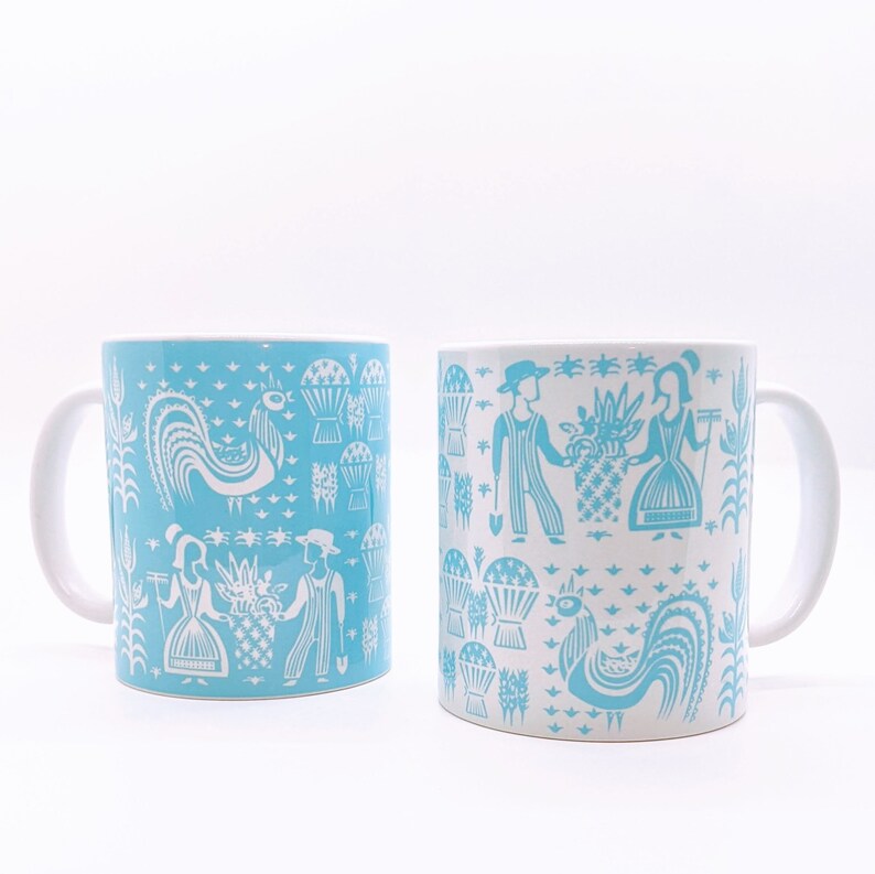 Pyrex Inspired Mugs - Etsy
