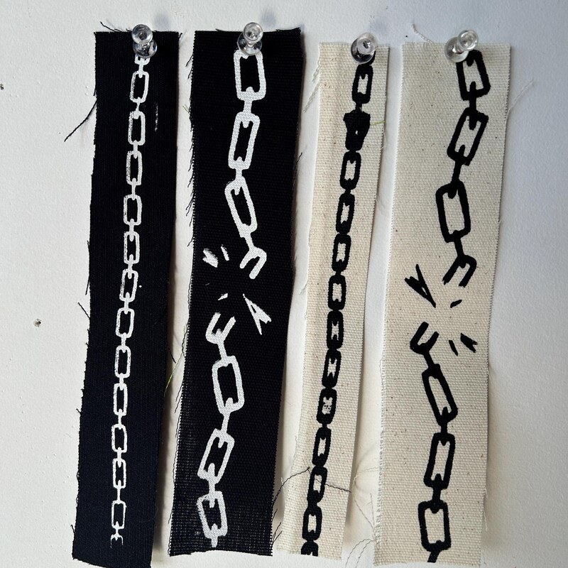 Chain Print Fabric - Etsy