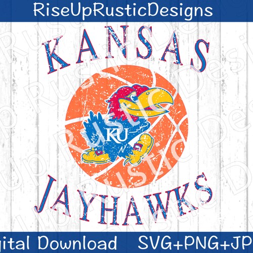 Jayhawk Basketball SVG - Etsy
