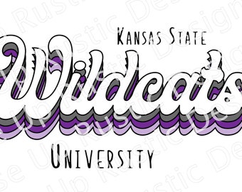 Kansas State Wildcats Svg | Etsy
