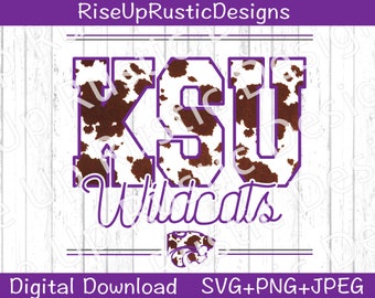 Kansas State Svg | Etsy