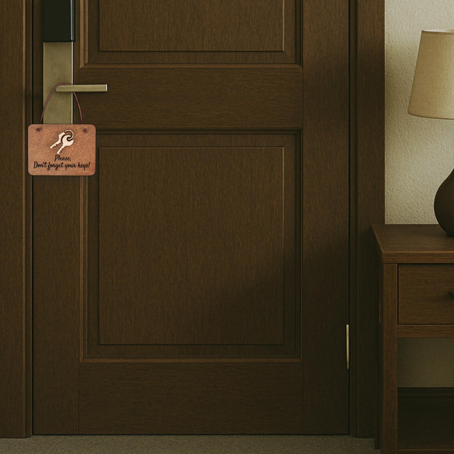 Wooden Sign Don't Forget Your Keys for Airbnb, - Etsy