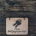 Wooden Sign Don't Forget Your Keys for Airbnb, - Etsy