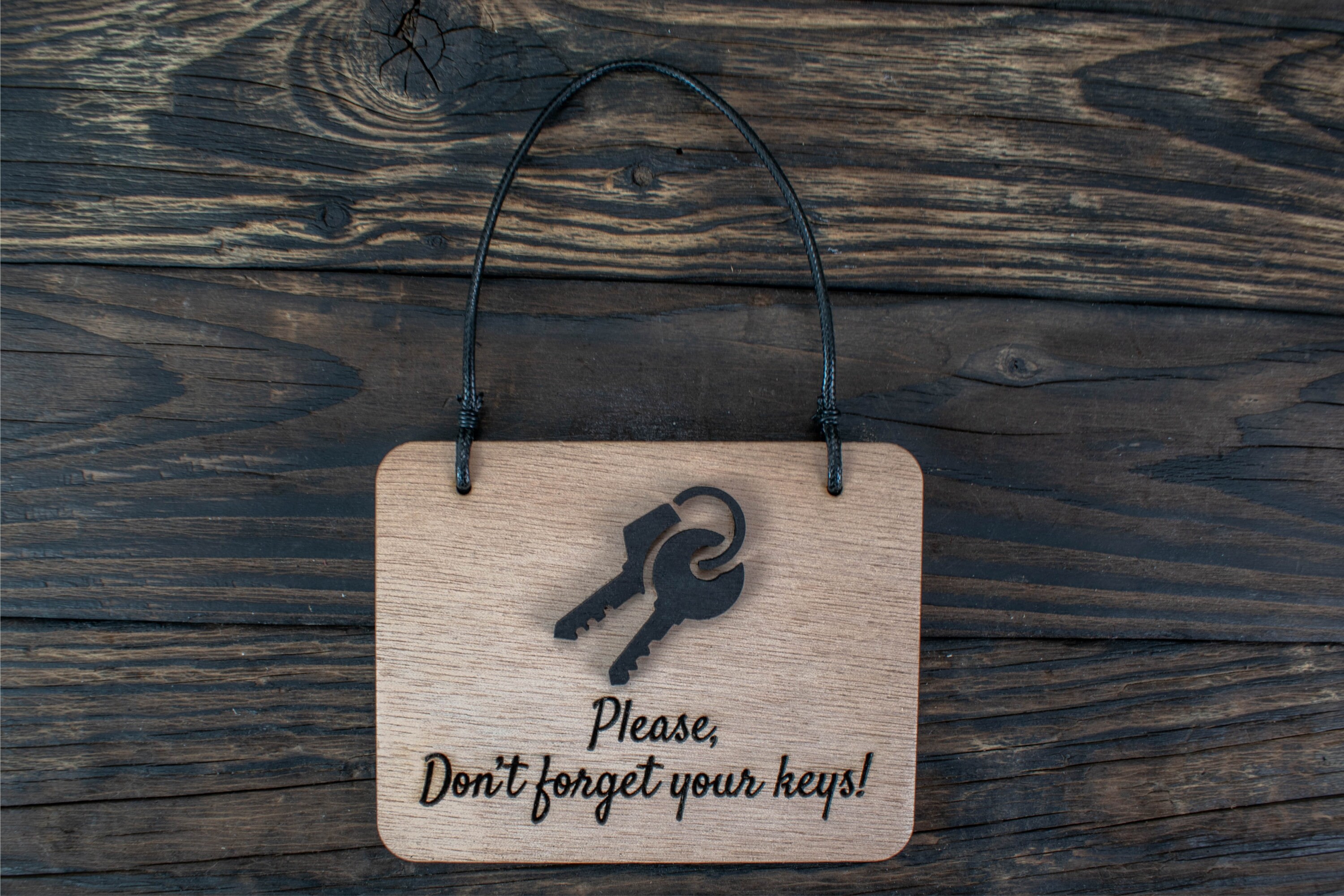 Wooden Sign Don't Forget Your Keys for Airbnb, - Etsy