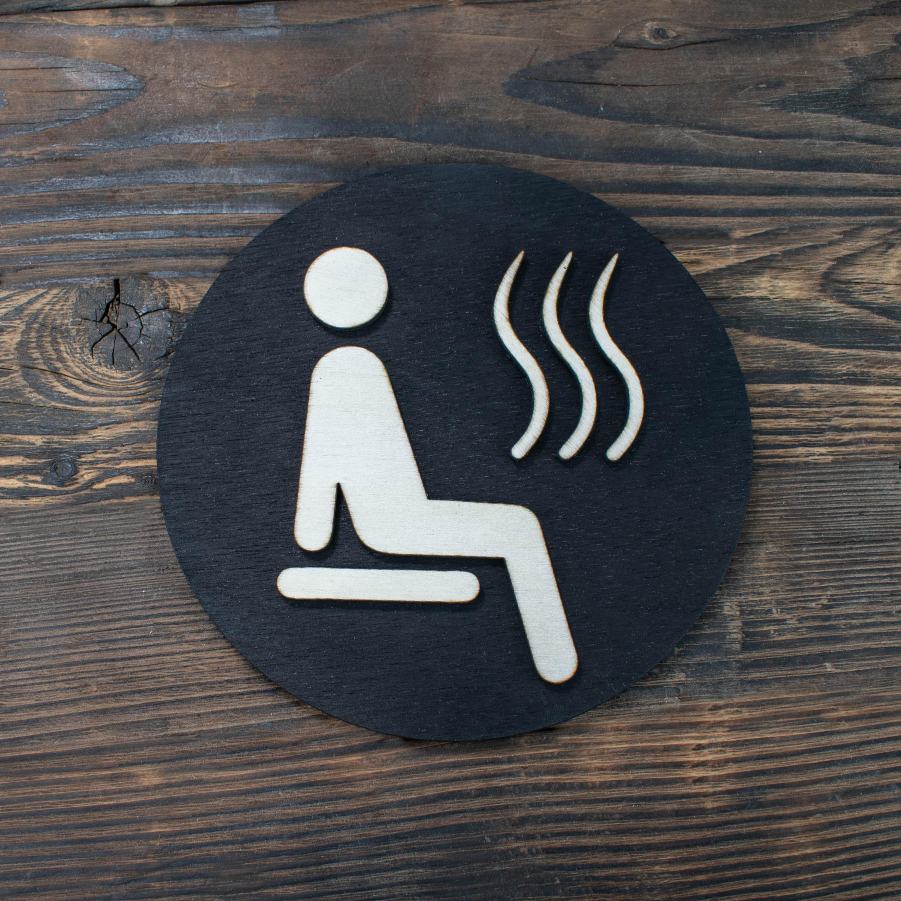 Wooden Sign Sauna Area, Professional Signage for Sauna, Sauna Sign for ...