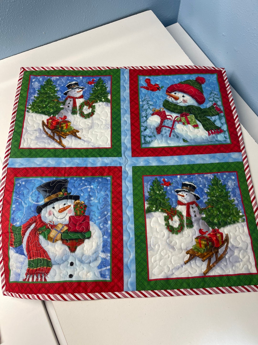 Snowman Table Top Set - Etsy