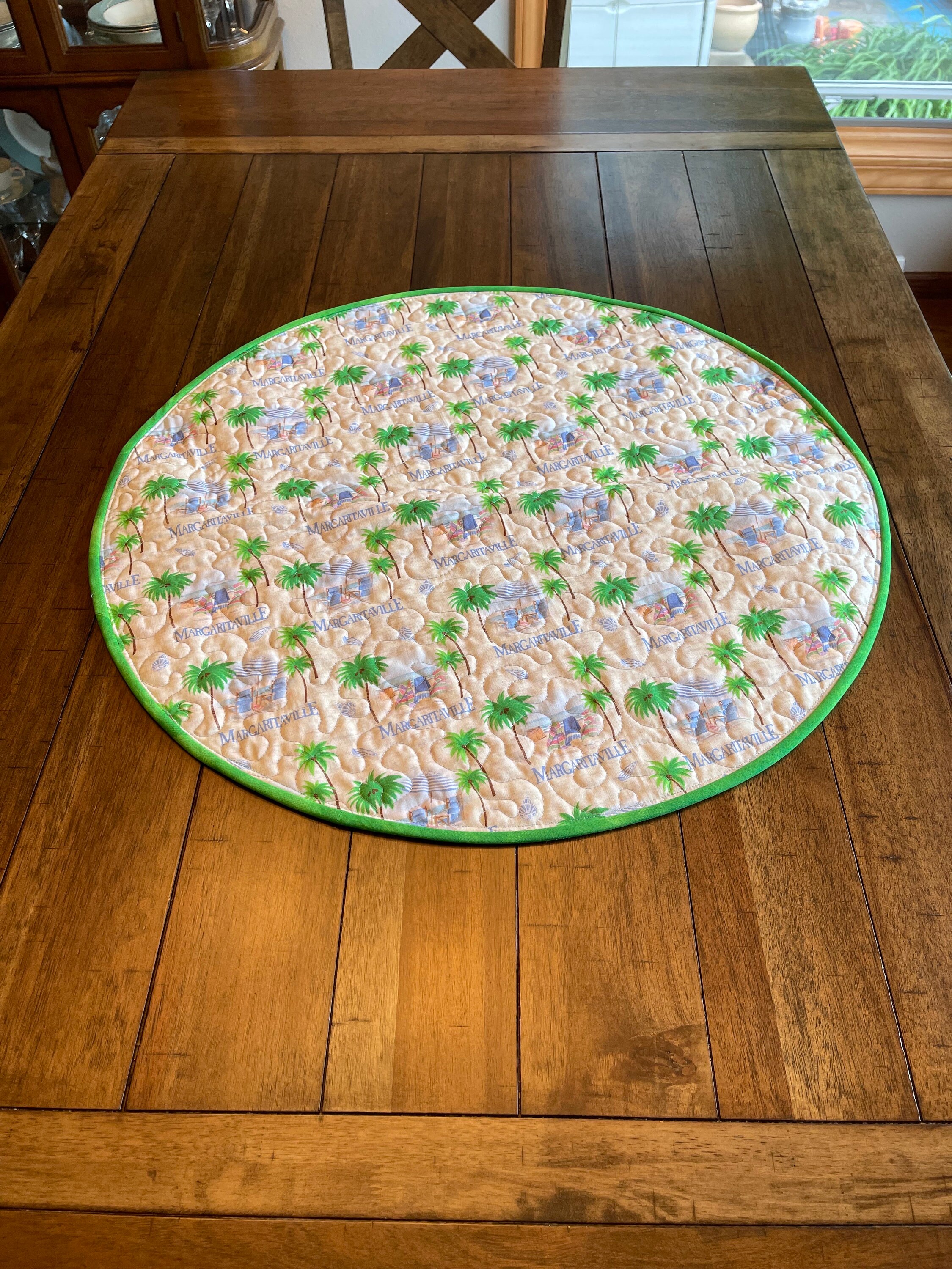 Margaritaville Round Table Topper - Etsy