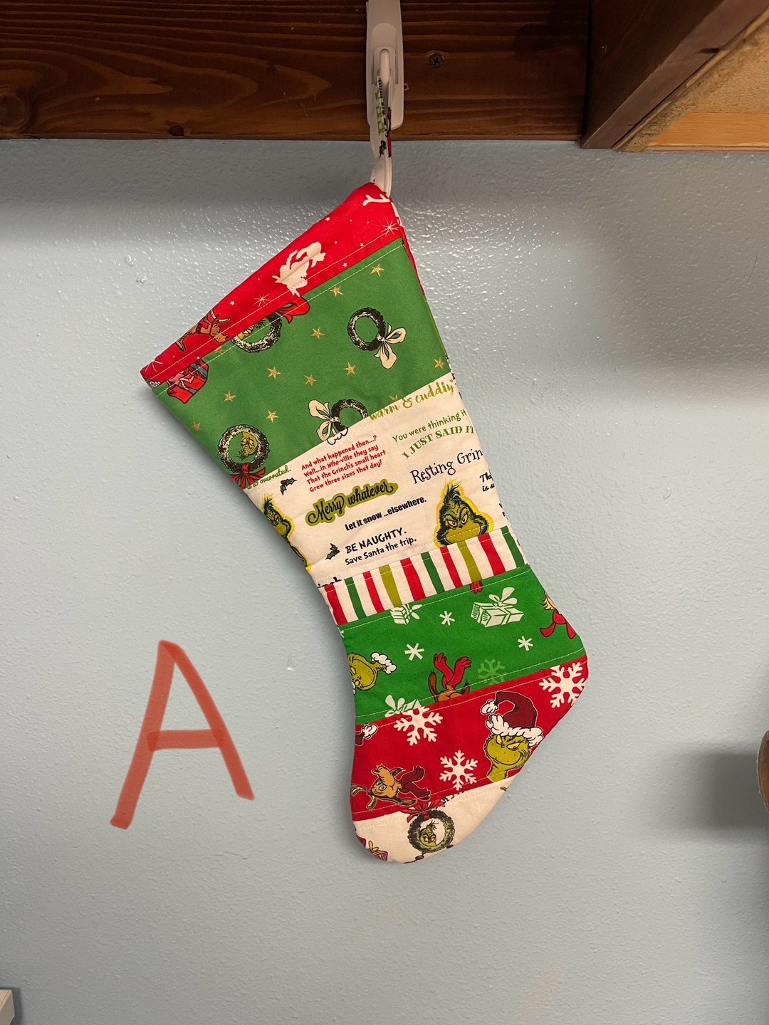 Grinch Christmas Stockings - Etsy