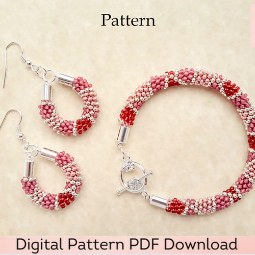 Beaded Kumihimo PDF Pattern and Full Tutorial 8 Strand Seed - Etsy