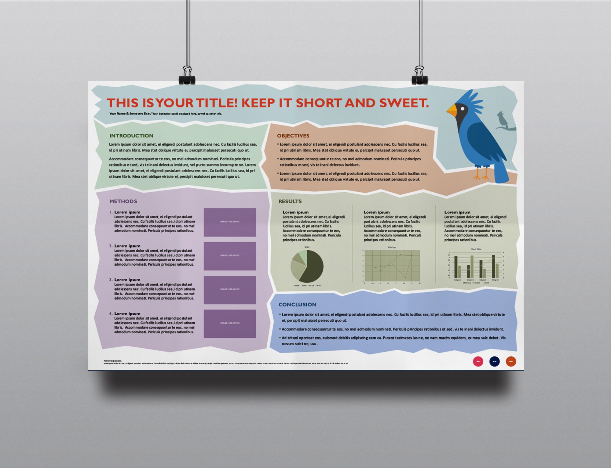 Sharp - Research Poster Template - Etsy