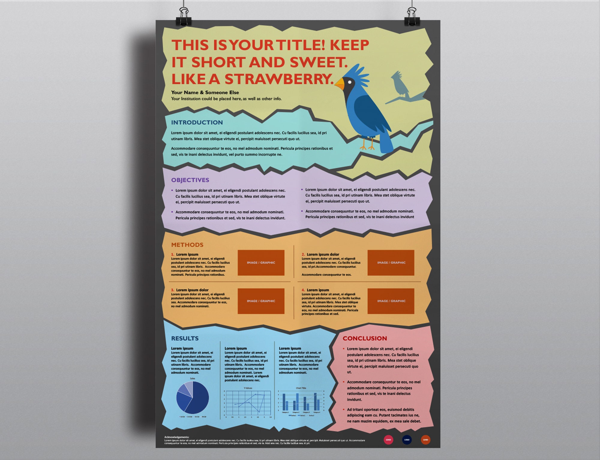 Sharp - Research Poster Template - Etsy