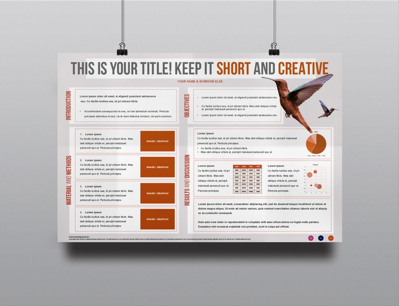 Boxy - Research Poster Template - Etsy