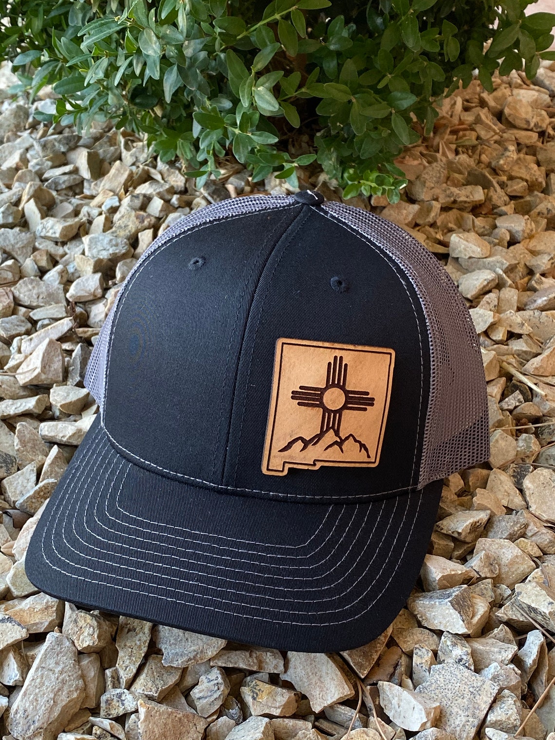 NM Leather Patch Hats - Etsy