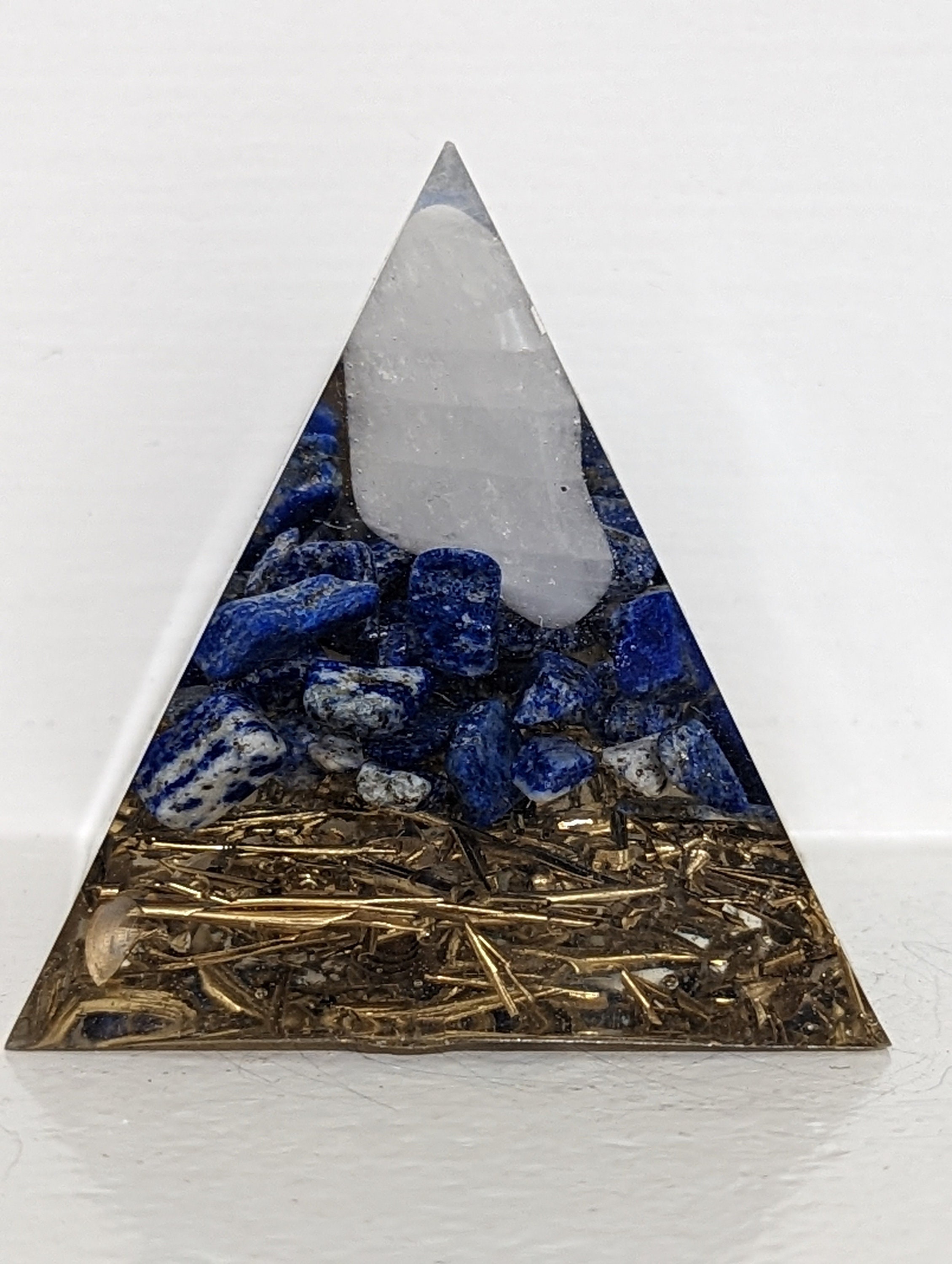FREE SHIPPING! Third Eye Chakra LARGE Orgonite Pyramid for Meditation ...