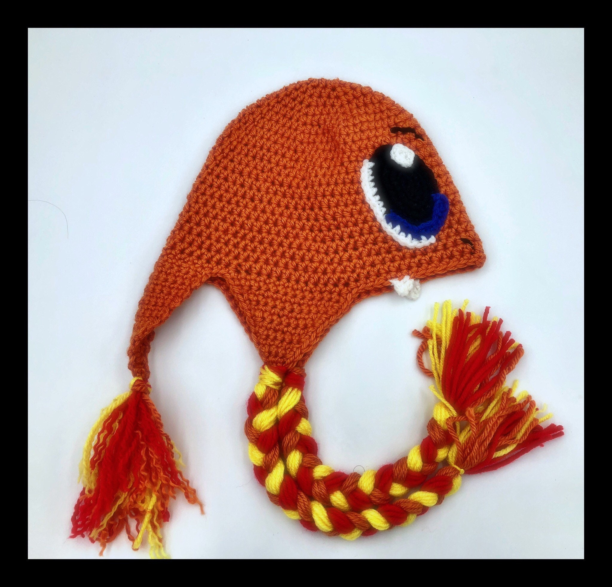 Charmander Crochet Hat child - Etsy