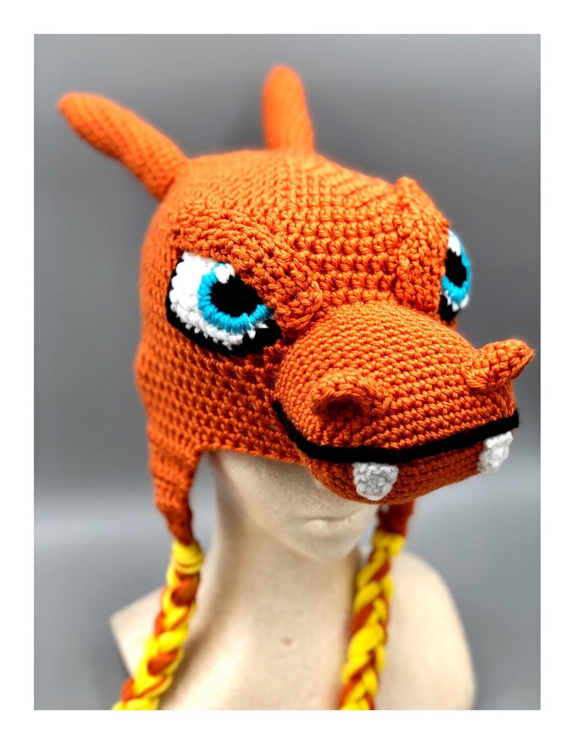 Charizard Pokemon Crochet Hat Pokemongo Charizard Beanie - Etsy