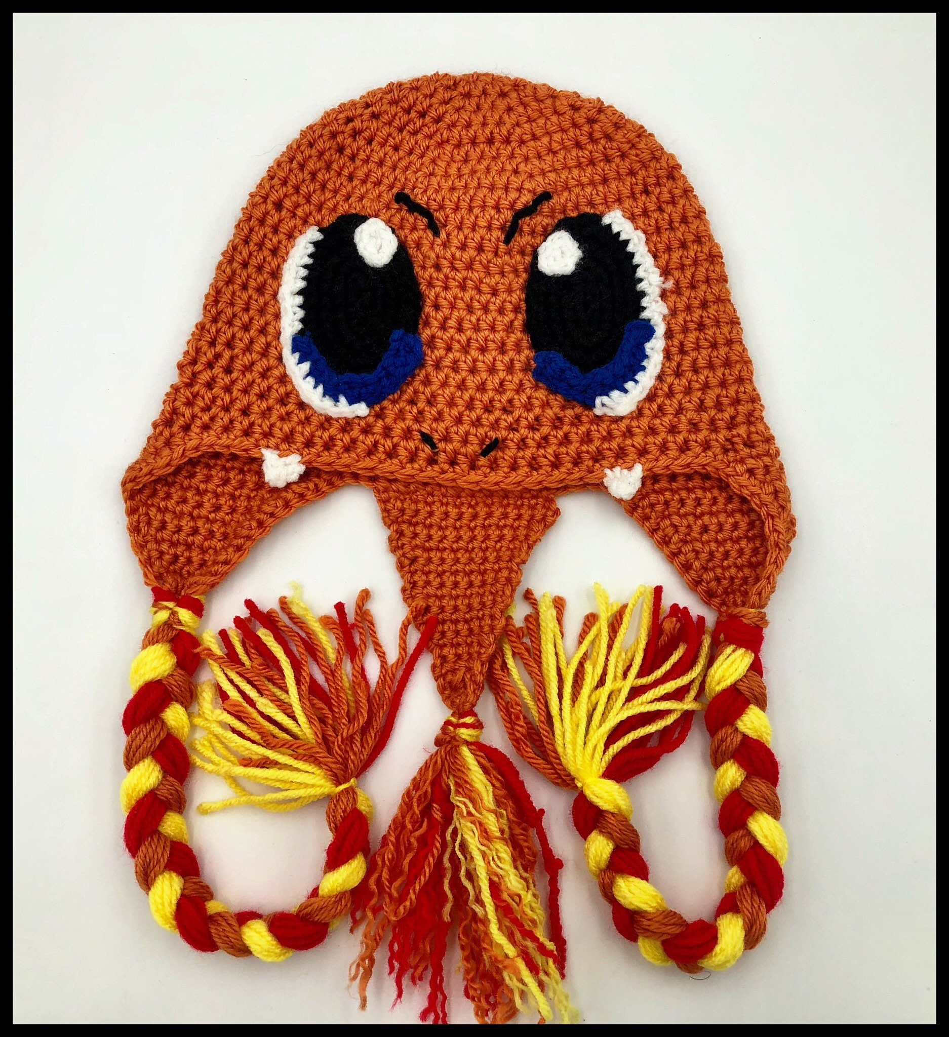 Charmander Crochet Hat child - Etsy