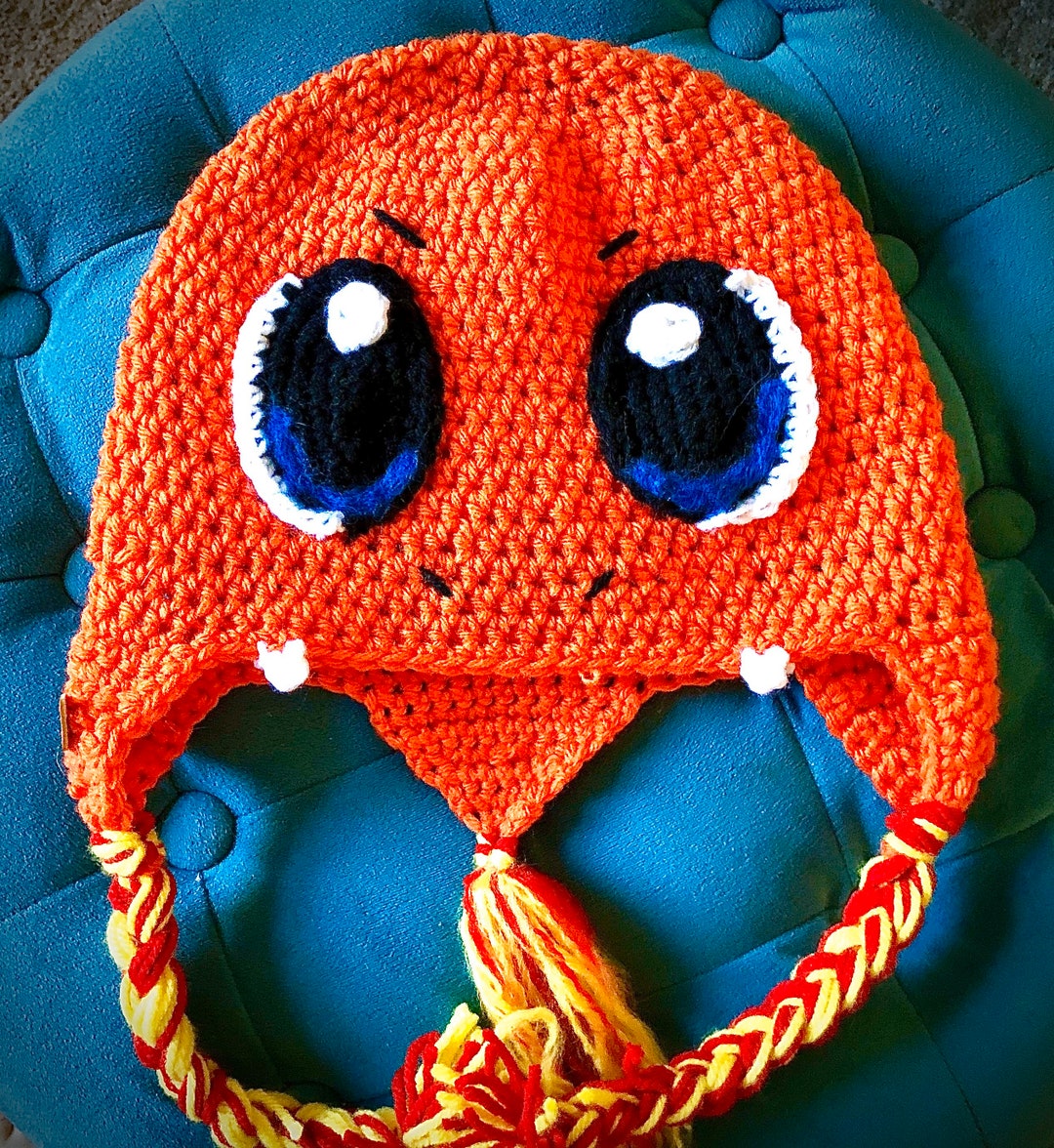 Charmander Crochet Hat (child) - Etsy