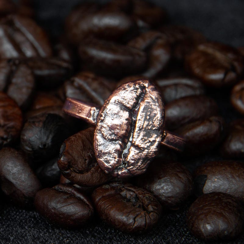 Coffee Bean Ring - Etsy