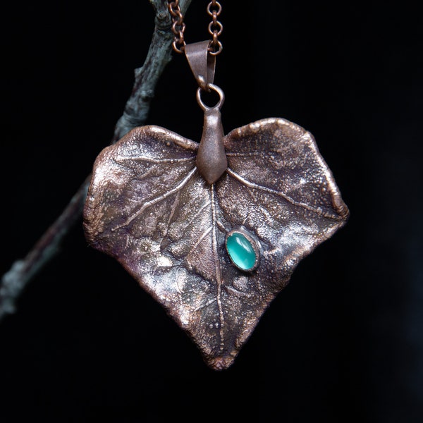 Ivy Leaf Necklace - Etsy