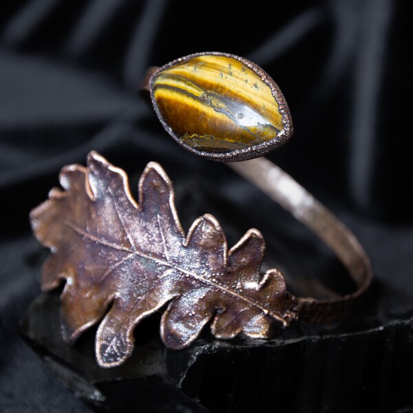 Leaf Arm Cuff - Etsy