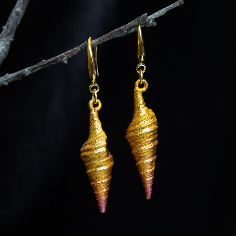 Seashell Earrings - Etsy