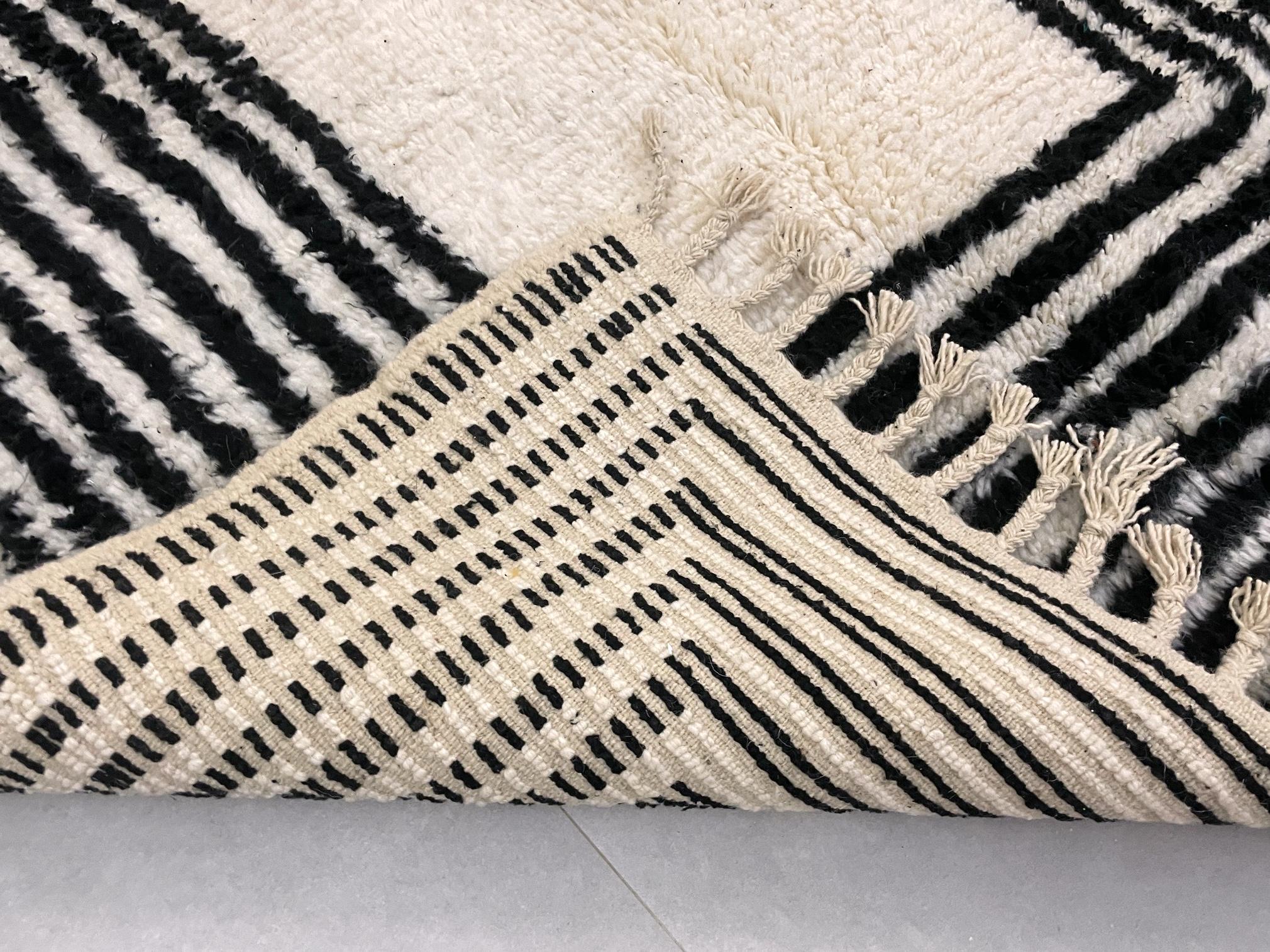 Terrific Black And White Moroccan Rug Photos