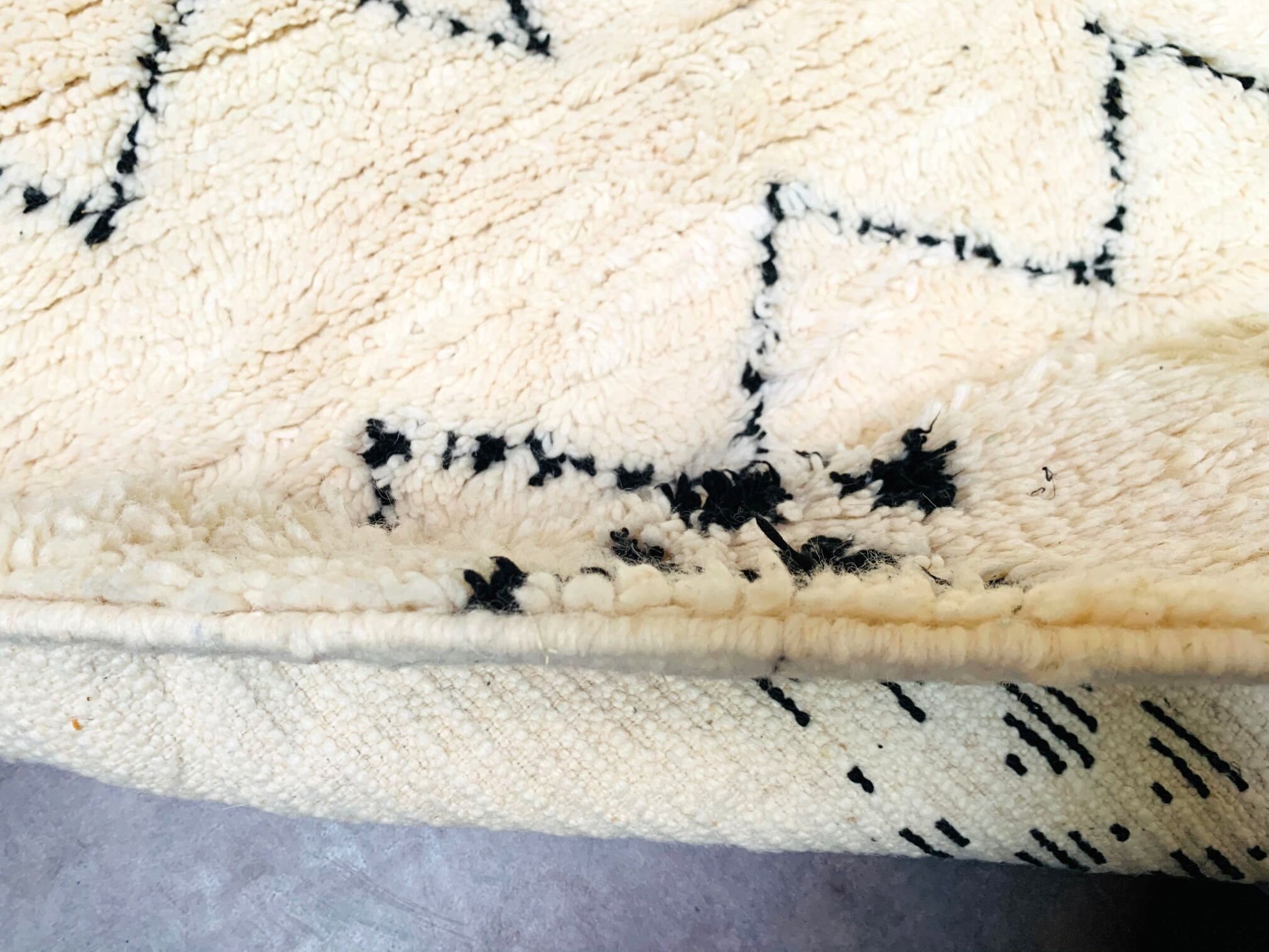 Beni ourain rug Authentic Moroccan rug Berber carpet | Etsy