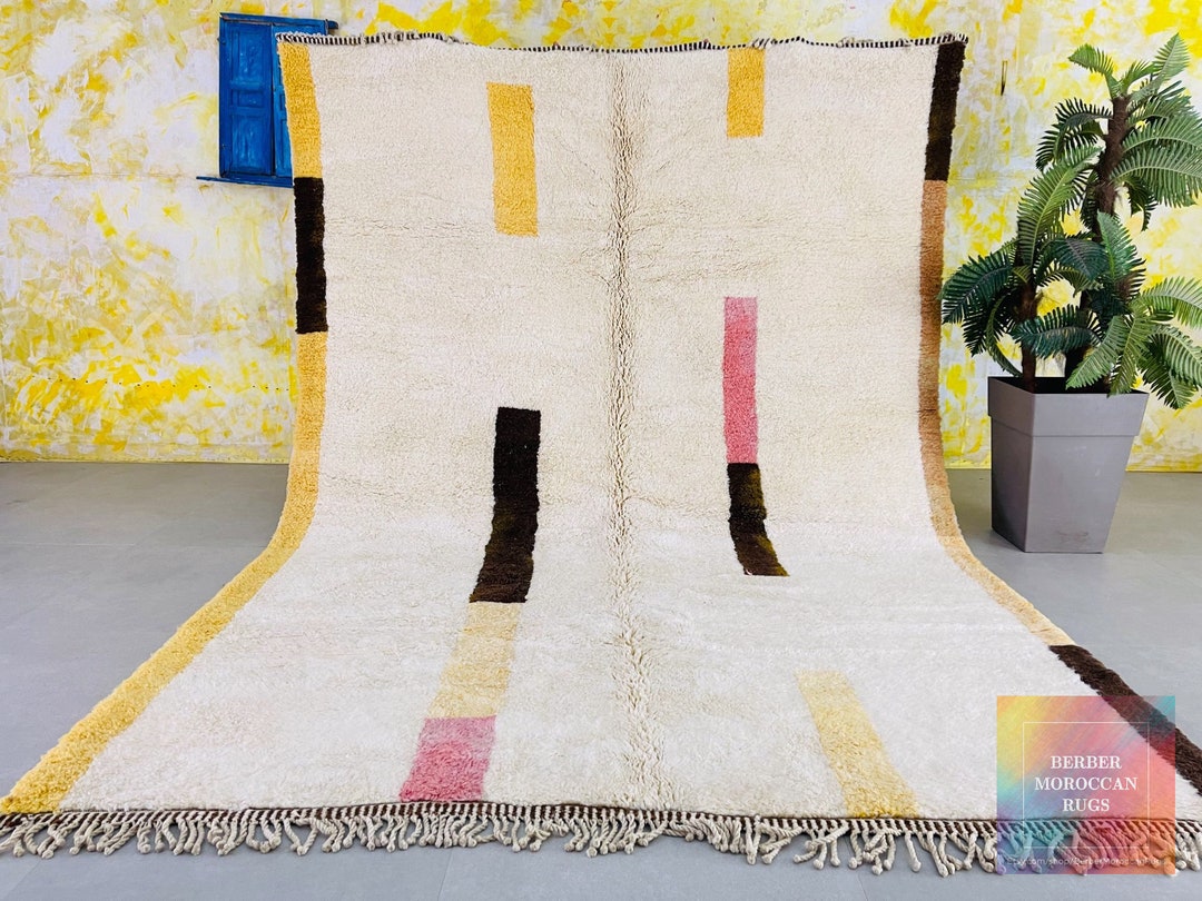 Moroccan Berber Mrirt Wool Rug 8.3 FT X 11.9 FT, Unique M'rirt Beni ...