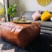 Amazing Square Ottoman Pouffe Table Coffee Moroccan Leather,ottoman ...