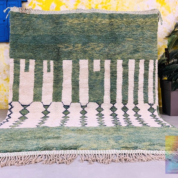 Green Moroccan Rug - Etsy