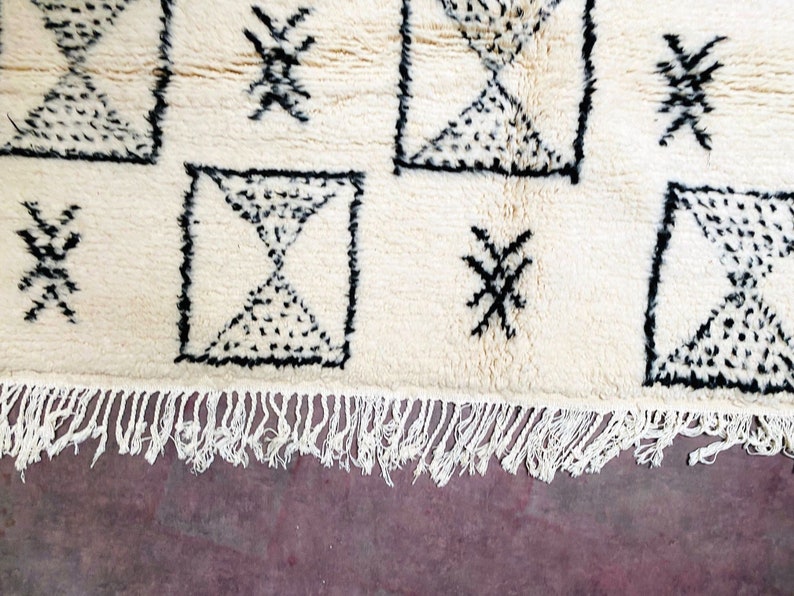 Beni Ourain 6x9 Moroccan Wool Berber Area Rug - Etsy