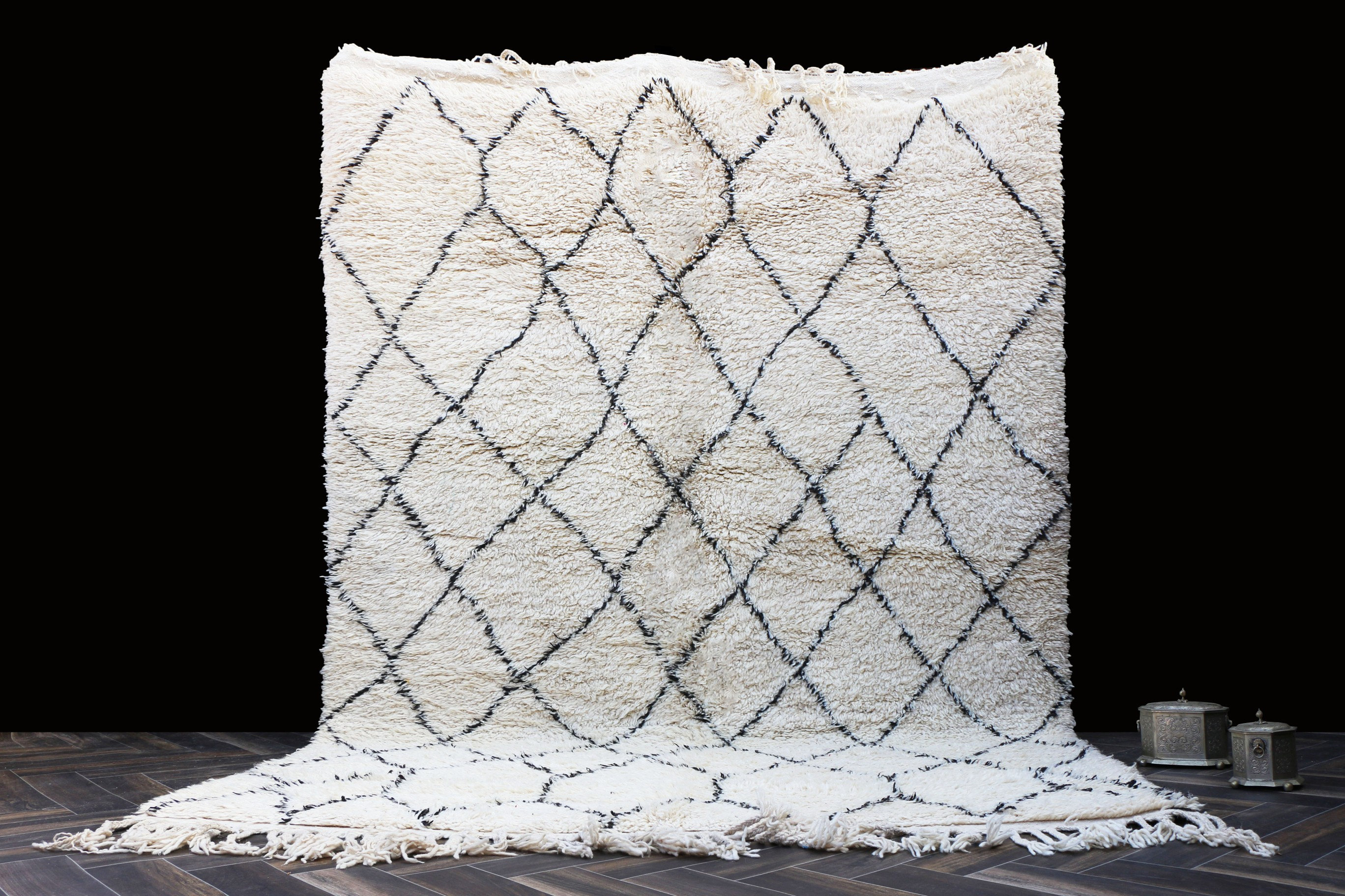 Beni Ourain Rug Authentic Moroccan Rug Berber Carpet - Etsy