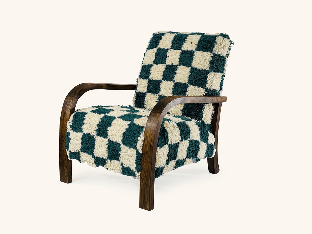 Custom Color Armchair, Mid Century Armchair, Moroccan Chair, Accent ...