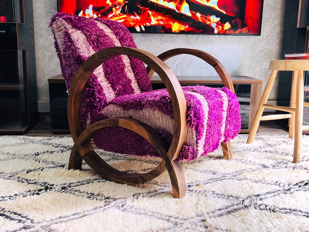 Mid Century Armchair, Retro Lounge Chair, Modern Chair, Relax Vintage ...