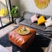 Amazing Square Ottoman Pouffe Table Coffee Moroccan Leather,ottoman ...