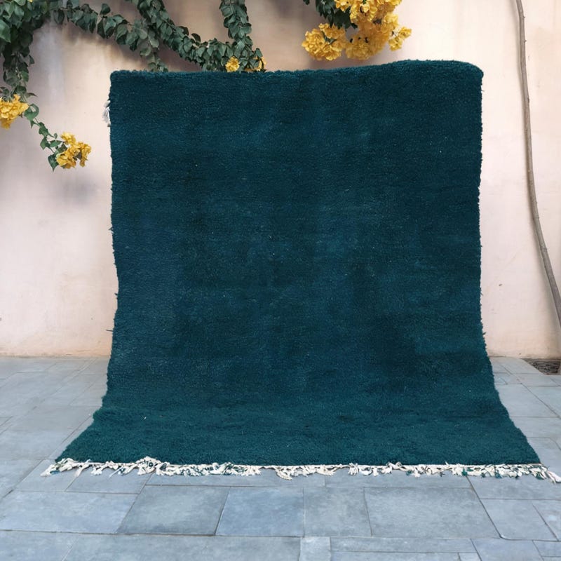 Deep Teal Carpet - Etsy