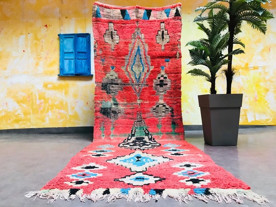 4x12 Red Unique Runner Rug Hallway Runner Rug Corridor Rug - Etsy