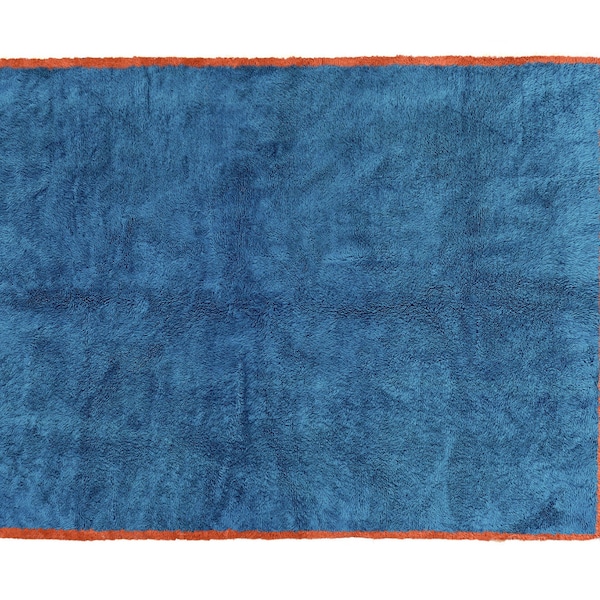 Blue Shag Rug - Etsy