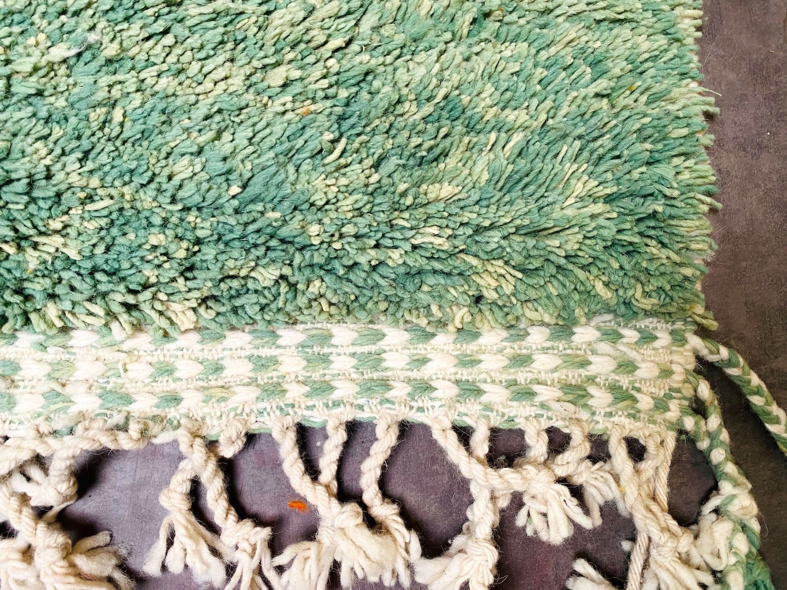 All Sizes Green Beni Ourain Rug Authentic Custom Moroccan | Etsy