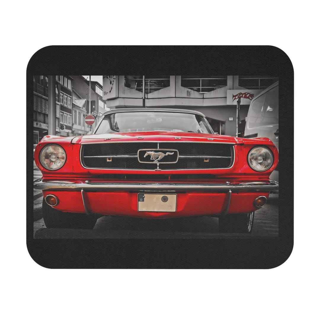 Ford Mustang Mouse Pad, Classic Car Office Decor, Automotive Gift for ...