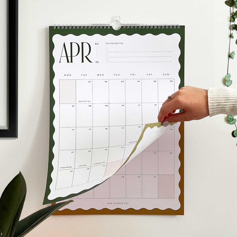 Wall Calendars 2025 Large - Etsy