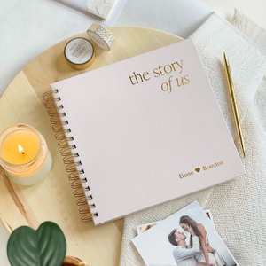 The Story of Us Couples Scrapbook, Personalised Memory Book, Valentines ...