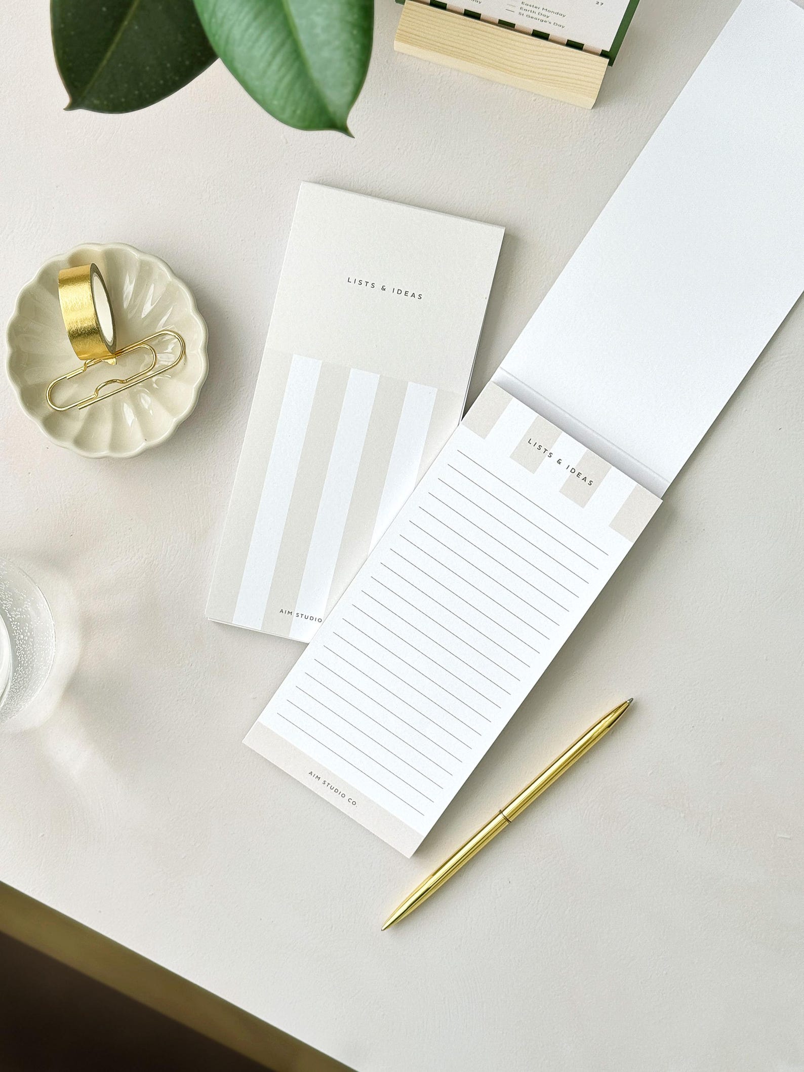 Stripe to Do List Notepad: Slim Lined Memo Pad - Etsy
