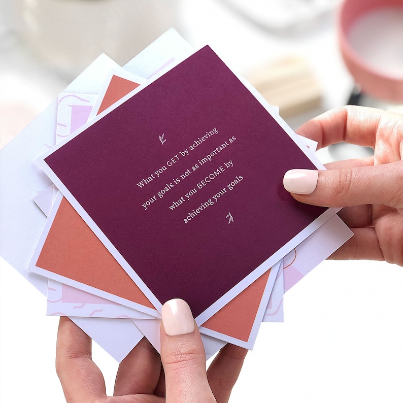 Vision Board Kit Inspirational Quote Cards Positive | Etsy