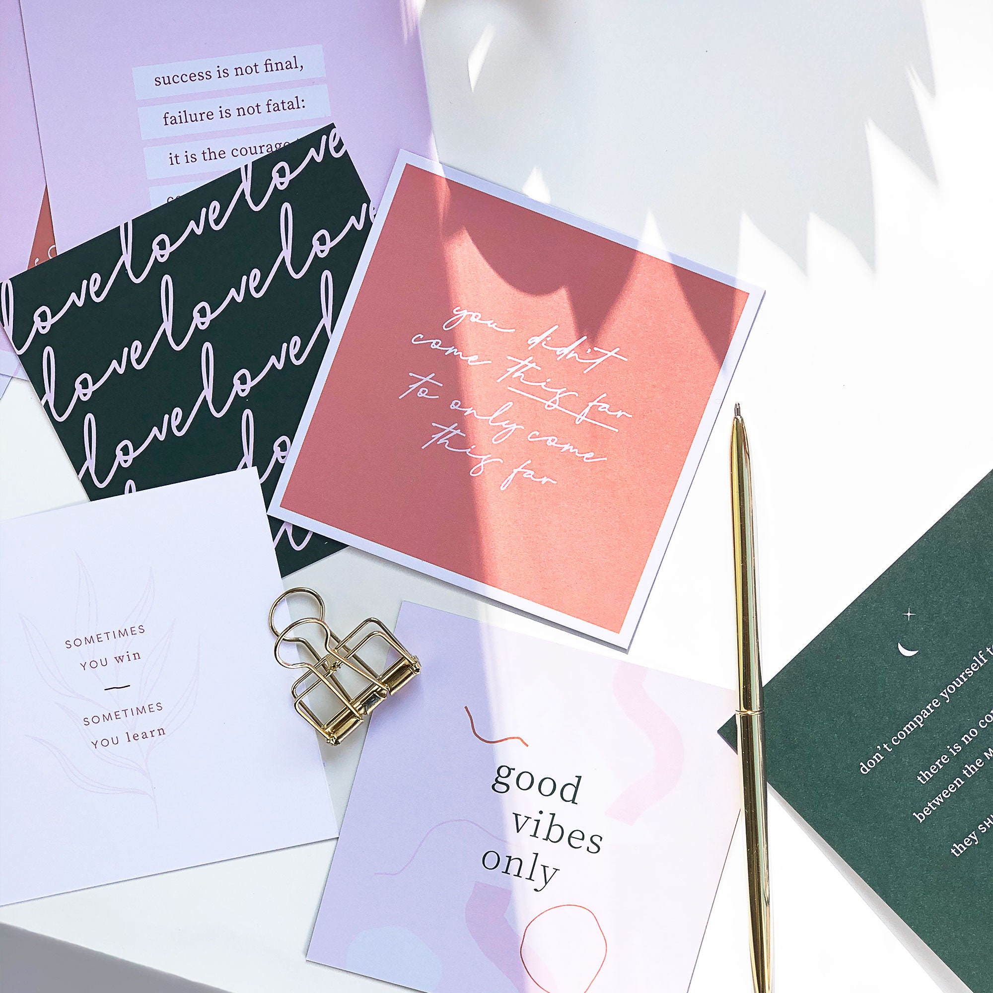 Vision Board Kit, Inspirational Quote Cards, Positive Affirmation Cards ...