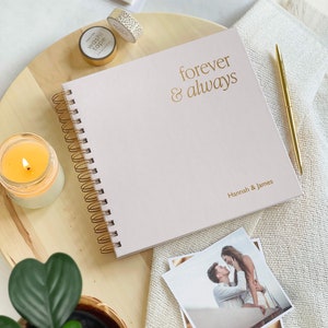 Personalised Couples Memory Book | Scrapbook Album, Paper Wedding ...