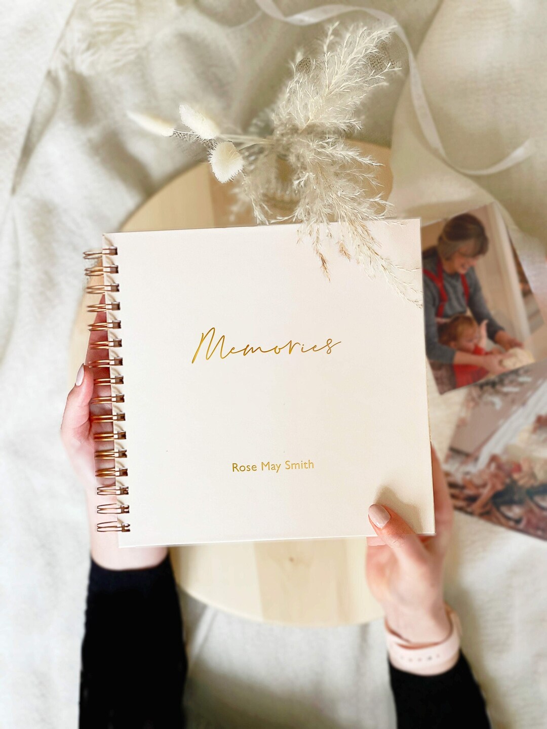 Personalised Memories Memorial Book | Celebration of Life Album ...