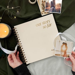 Our Story so Far Memory Book, Personalised Scrapbook for Couples ...