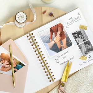 Our Story so Far Memory Book, Personalised Scrapbook for Couples ...